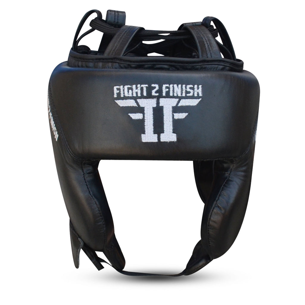 F2F AMATEUR COMPETITION HEADGEAR WITH CHEEK PROTECTORS – FIGHT 2 FINISH