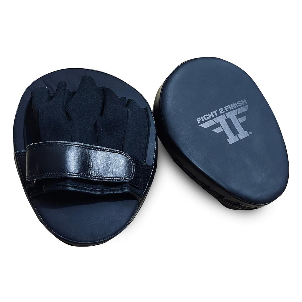 SLIP ON Boxing Royalty Leather Micro Punch Mitts – FIGHT 2 FINISH