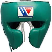 CUSTOM WINNING BOXING HEADGEAR- GREEN – FIGHT 2 FINISH