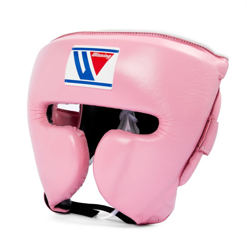 CUSTOM WINNING BOXING HEADGEAR- PINK – FIGHT 2 FINISH