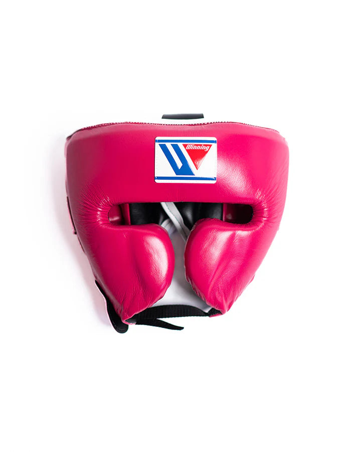 CUSTOM WINNING BOXING HEADGEAR- HOT PINK – FIGHT 2 FINISH